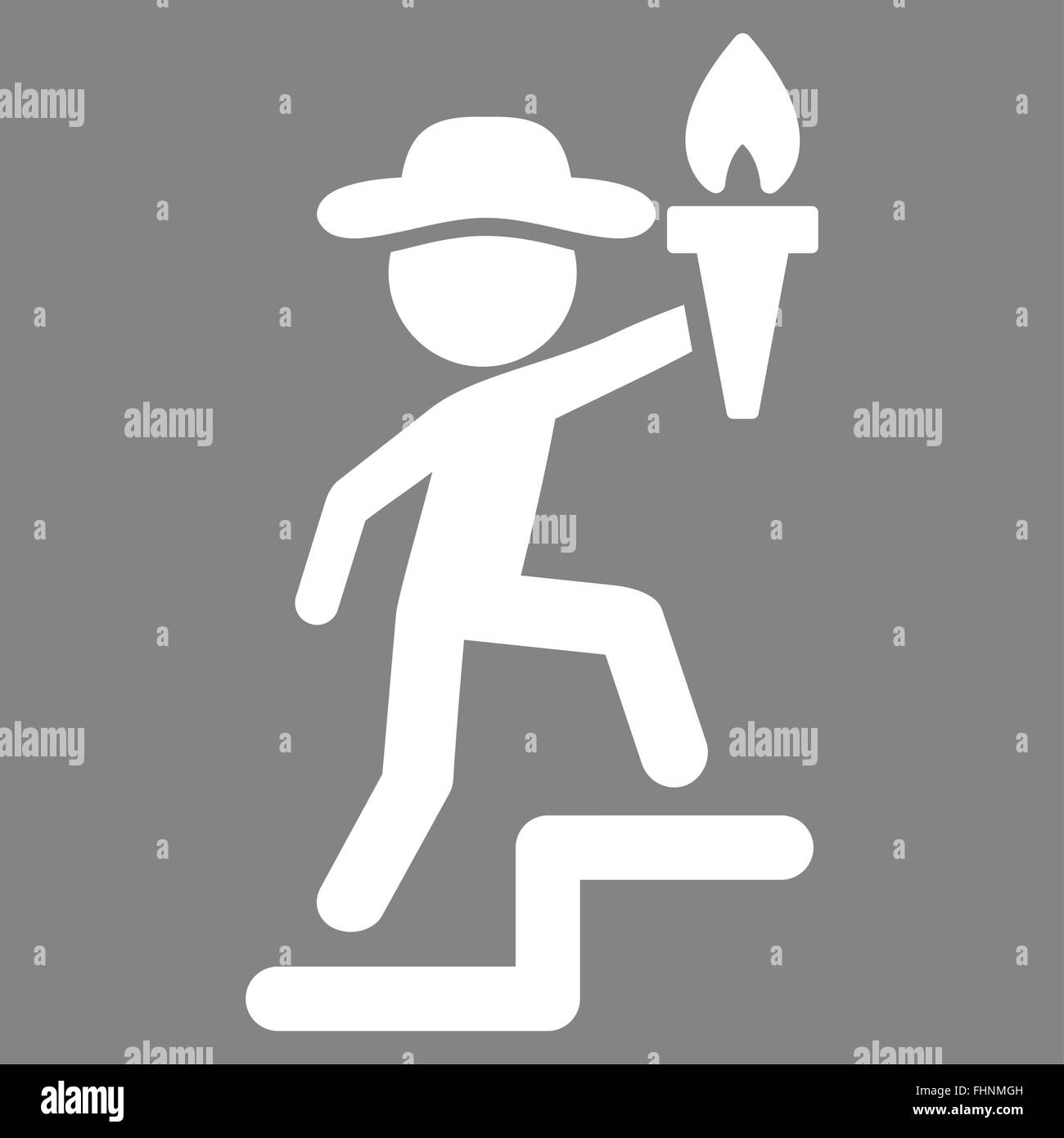 Male Leader Icon Stock Photo - Alamy