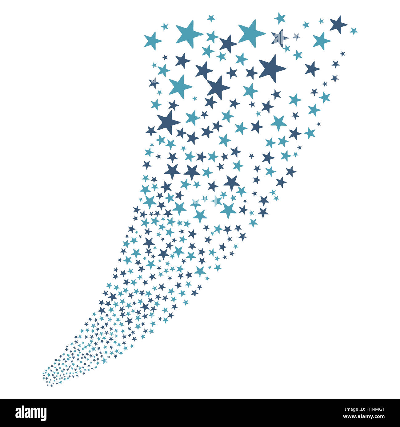 Pyrotechnic Star Salute Stream Stock Photo - Alamy