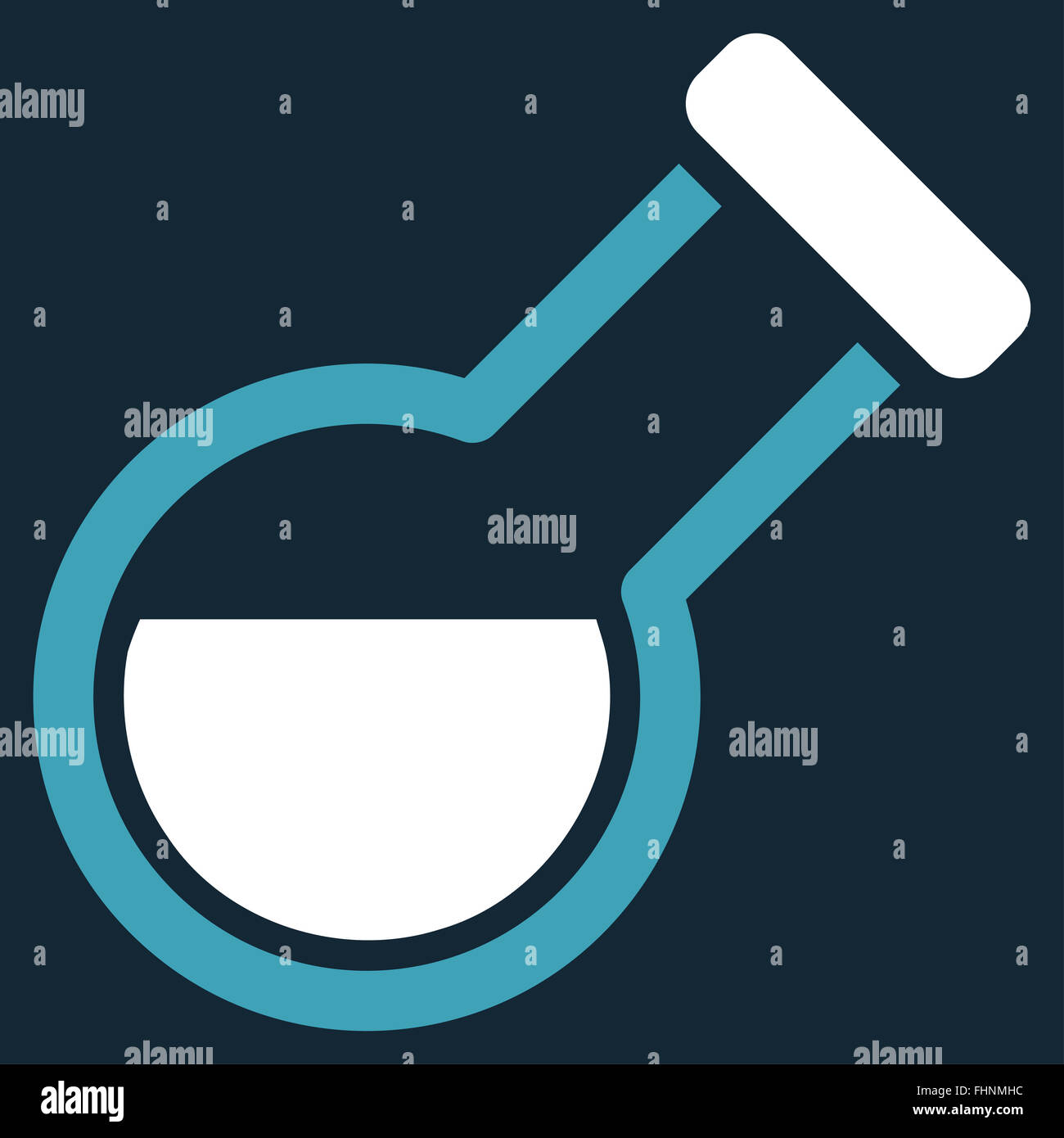 Retort Flat Icon Stock Photo - Alamy