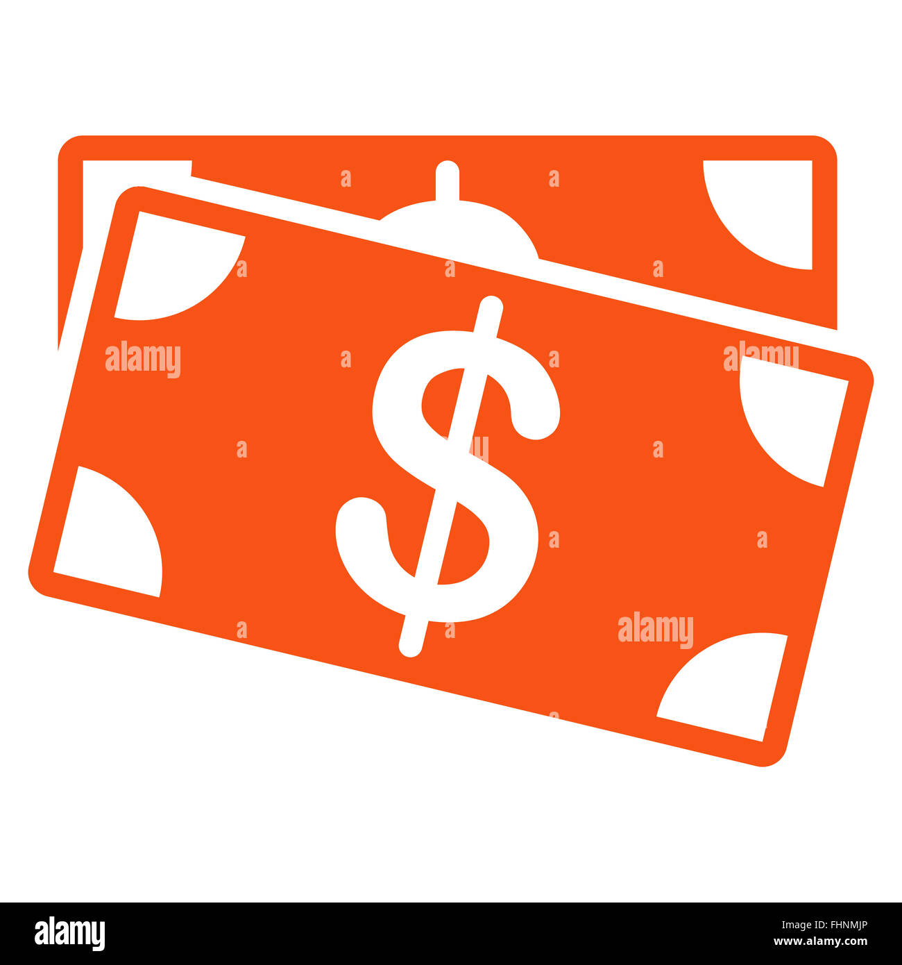 Dollar Banknotes icon from Business Bicolor Set Stock Photo - Alamy