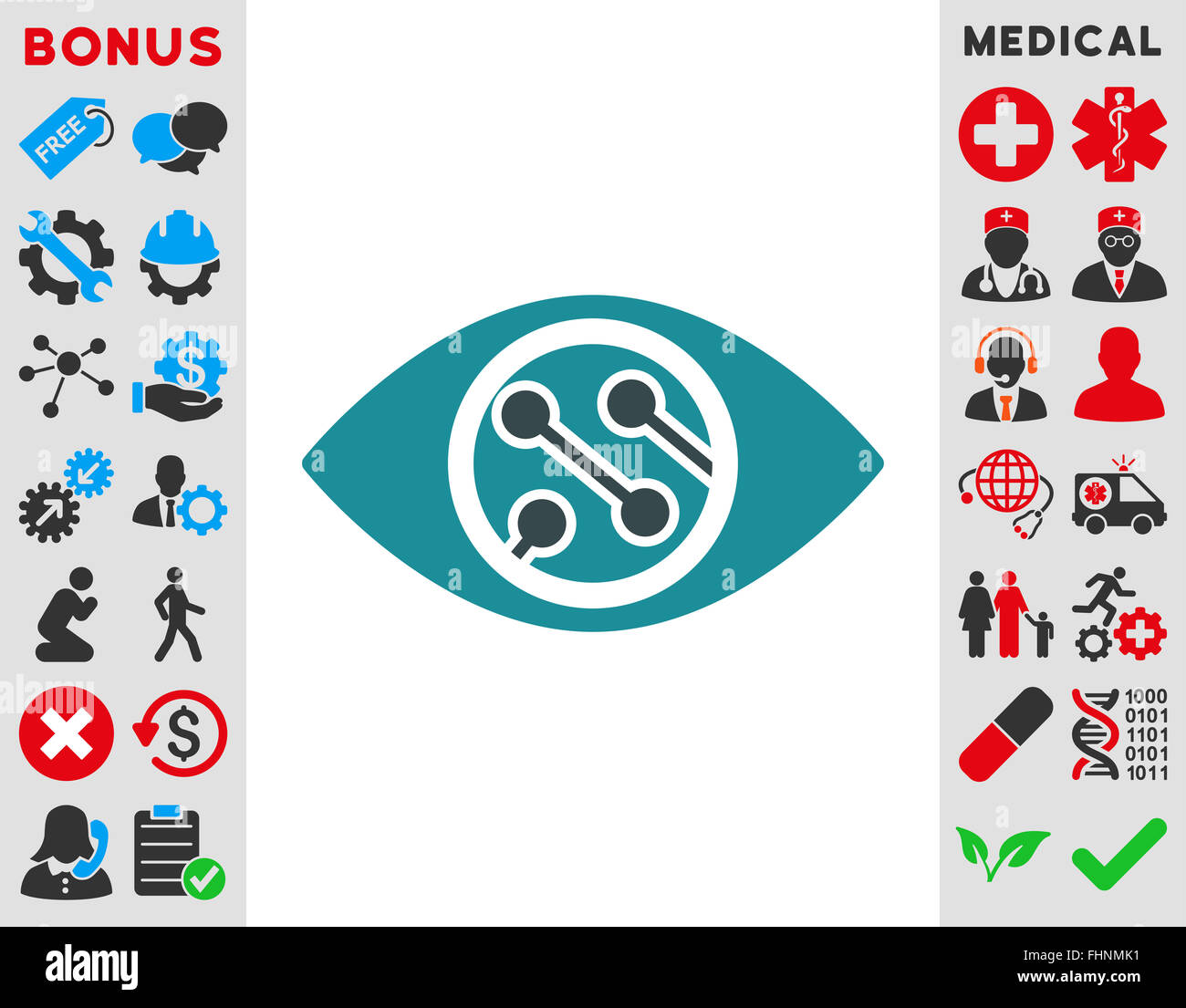 Smart Lens Icon Stock Photo - Alamy