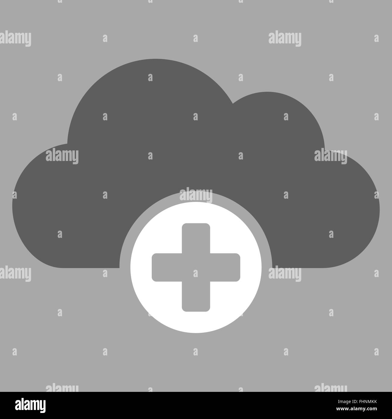Cloud Medicine Icon Stock Photo - Alamy