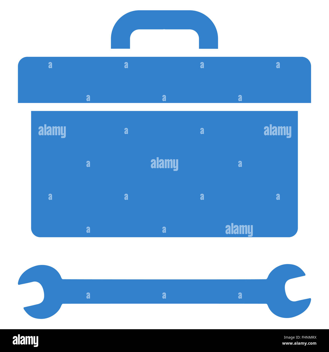 Toolbox Flat Icon Stock Photo - Alamy