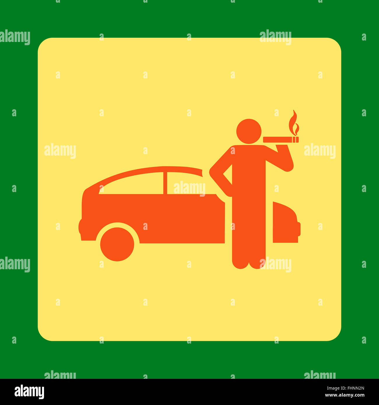 No smoking green square hi-res stock photography and images - Alamy