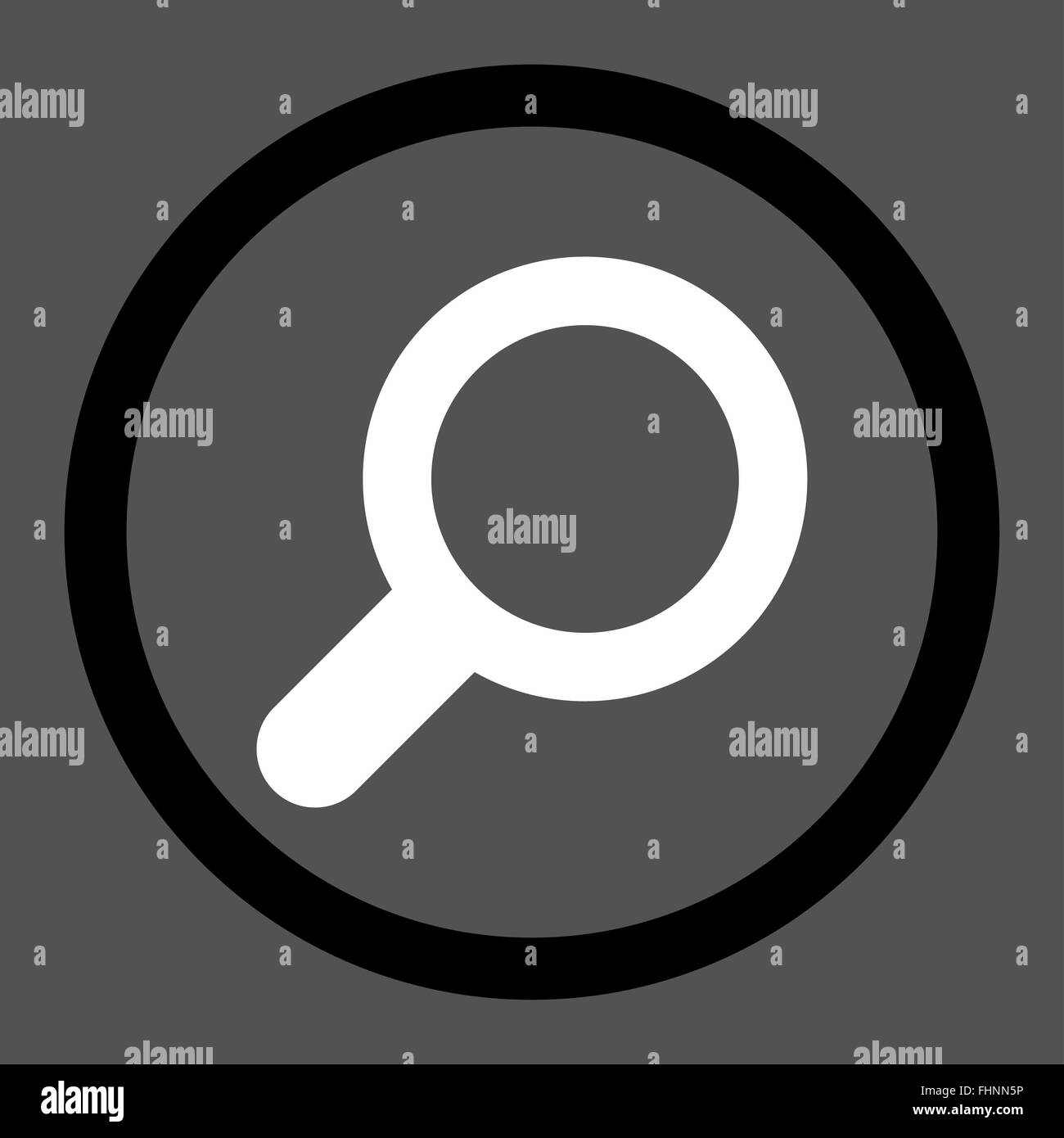 View flat black and white colors rounded raster icon Stock Photo - Alamy
