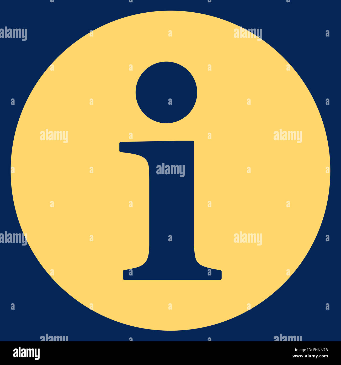 Information flat yellow color icon Stock Photo - Alamy
