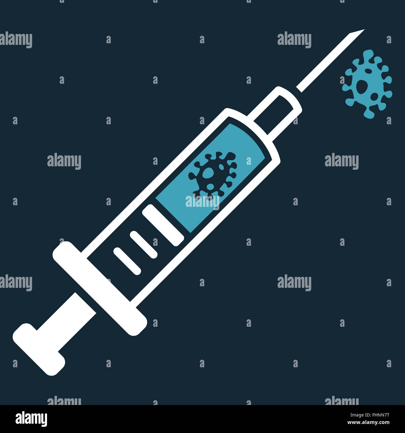 Infection Injection Icon Stock Photo - Alamy