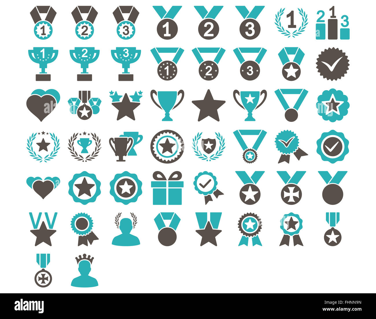 Competition and Awards Icons Stock Photo - Alamy