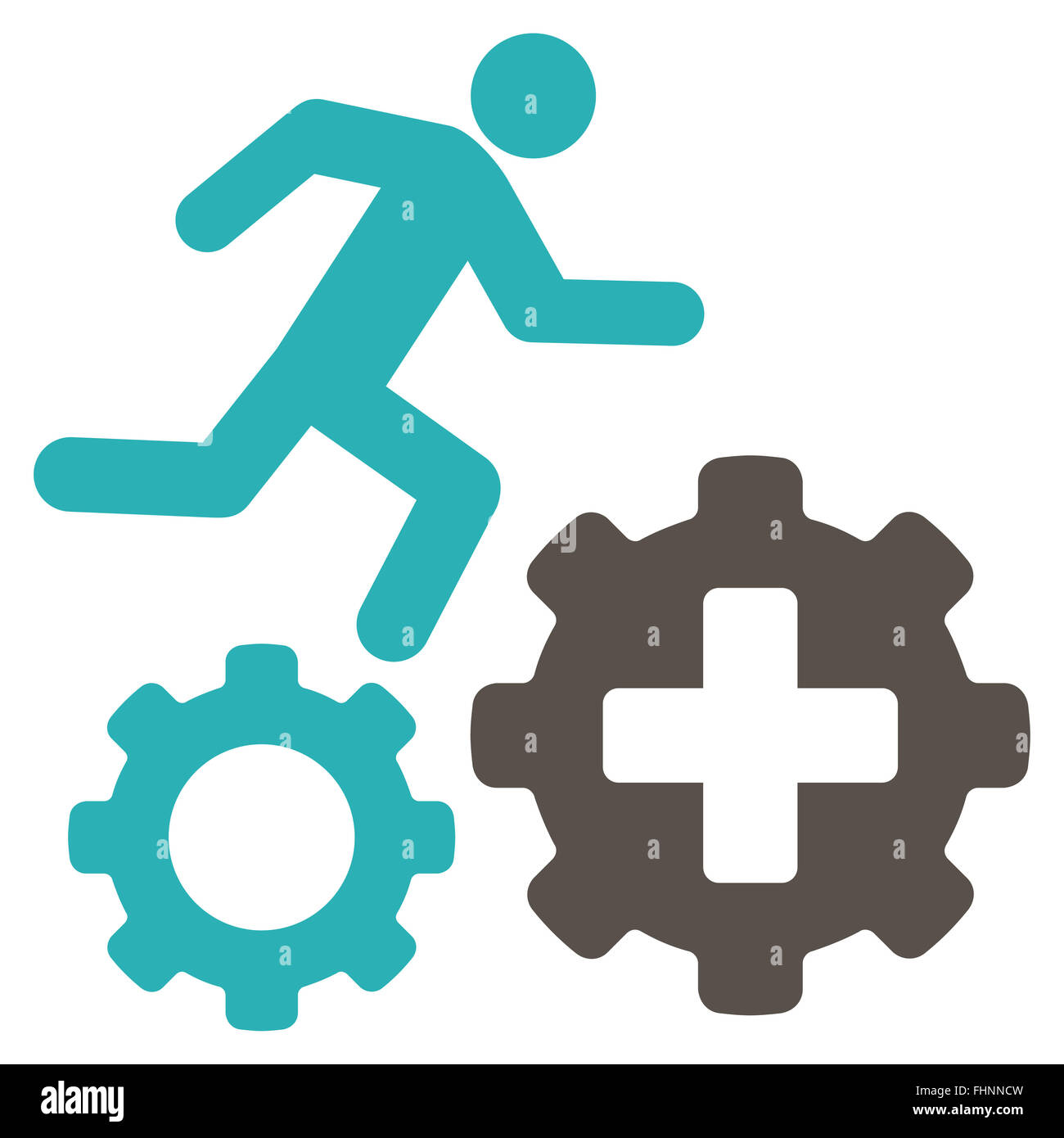Treatment Process Icon Stock Photo - Alamy