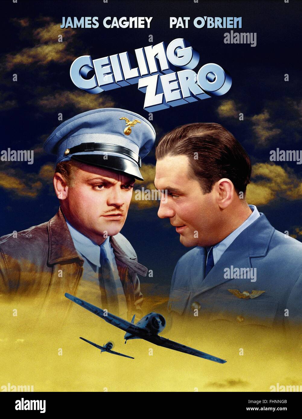 JAMES CAGNEY, PAT O'BRIEN, CEILING ZERO, 1936 Stock Photo - Alamy