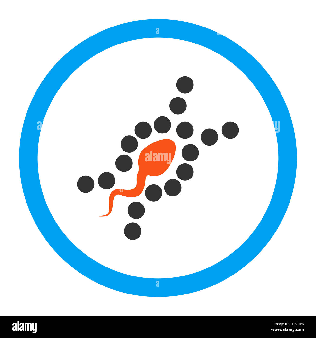 Dna Replication Rounded Vector Icon Stock Photo - Alamy