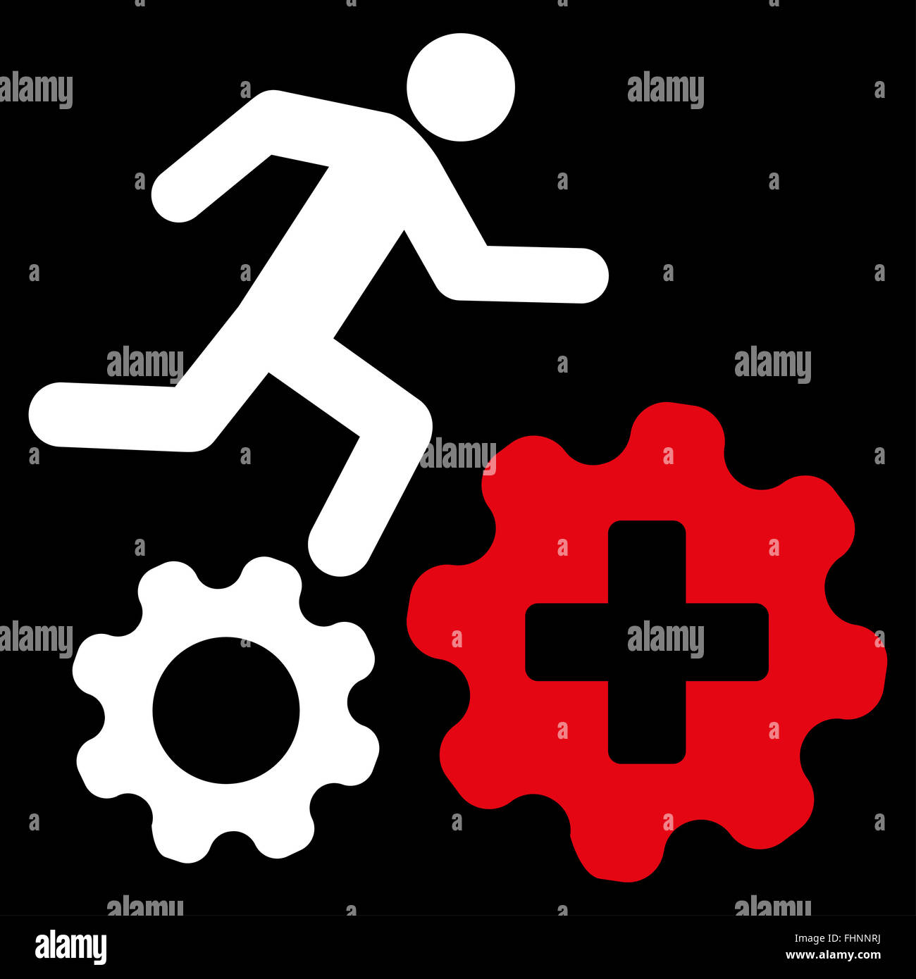 Treatment Process Icon Stock Photo - Alamy