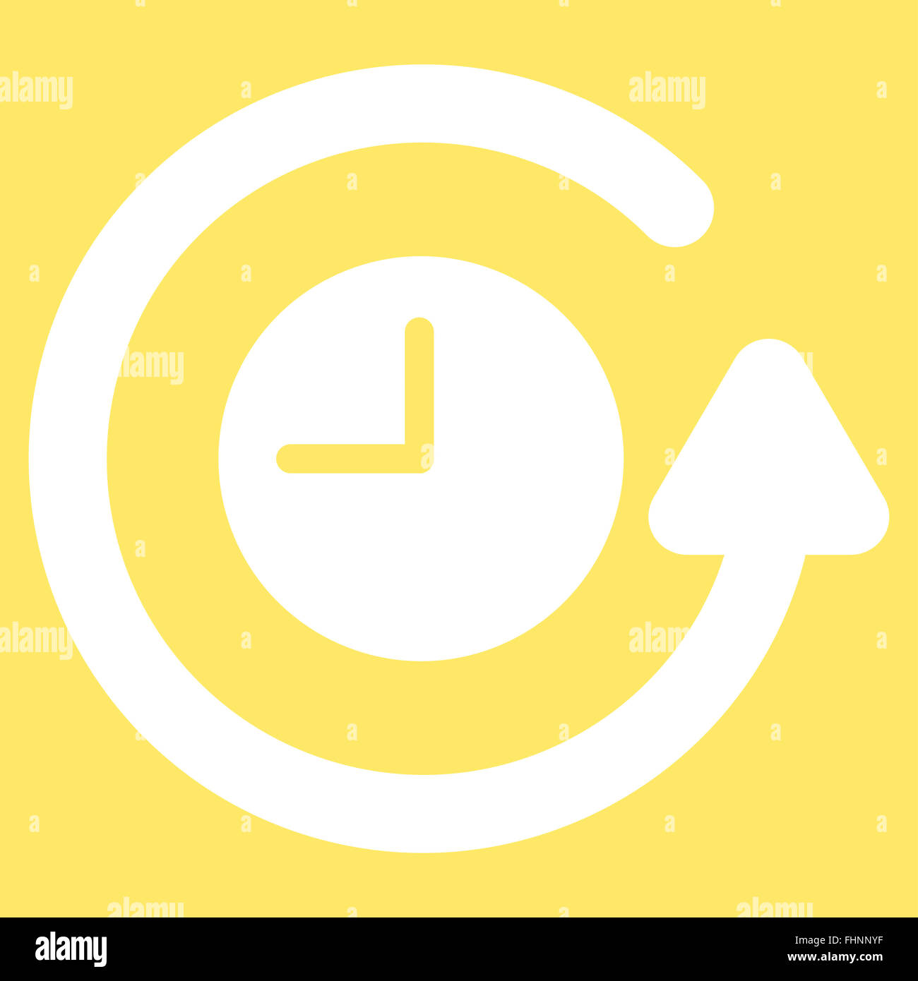 Clock rewind icon hi-res stock photography and images - Alamy