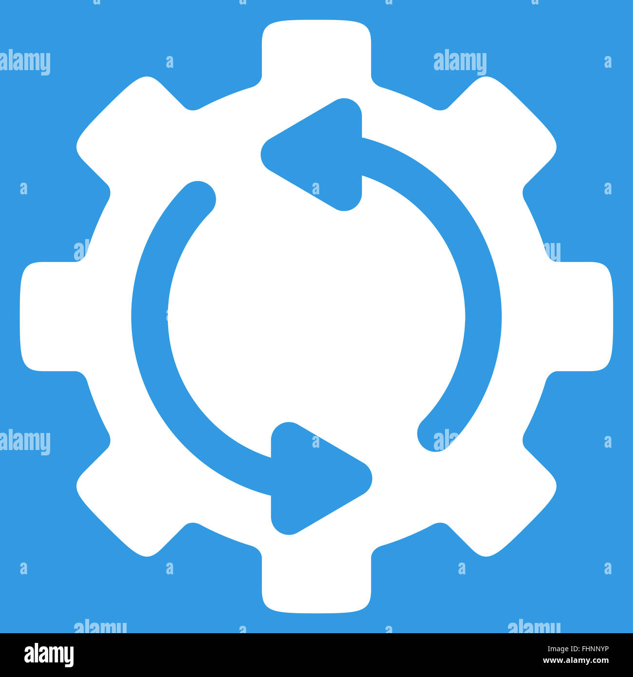 Refresh Engine Icon Stock Photo - Alamy