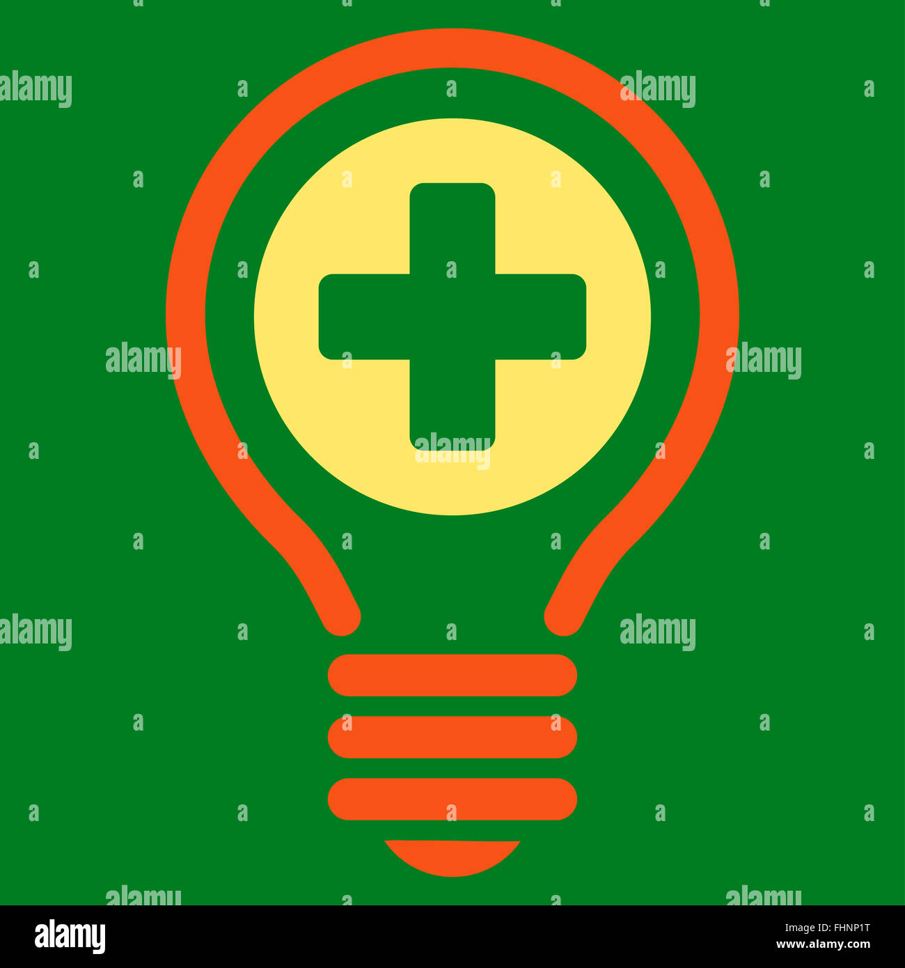 Medical Bulb Icon Stock Photo - Alamy