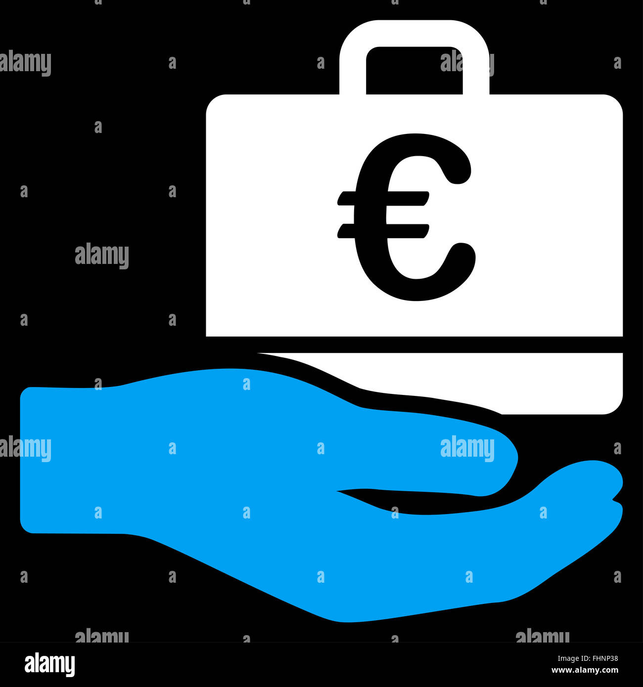 Euro Accounting Service Icon Stock Photo - Alamy
