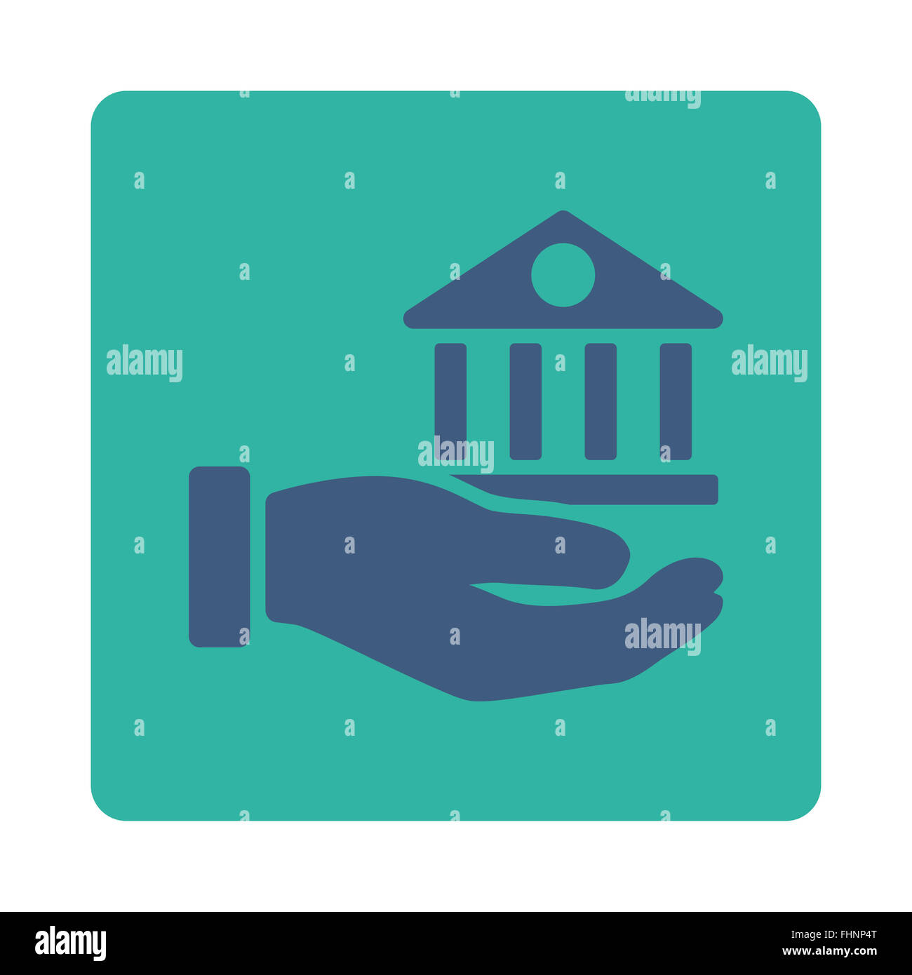 Bank Service Icon Stock Photo - Alamy