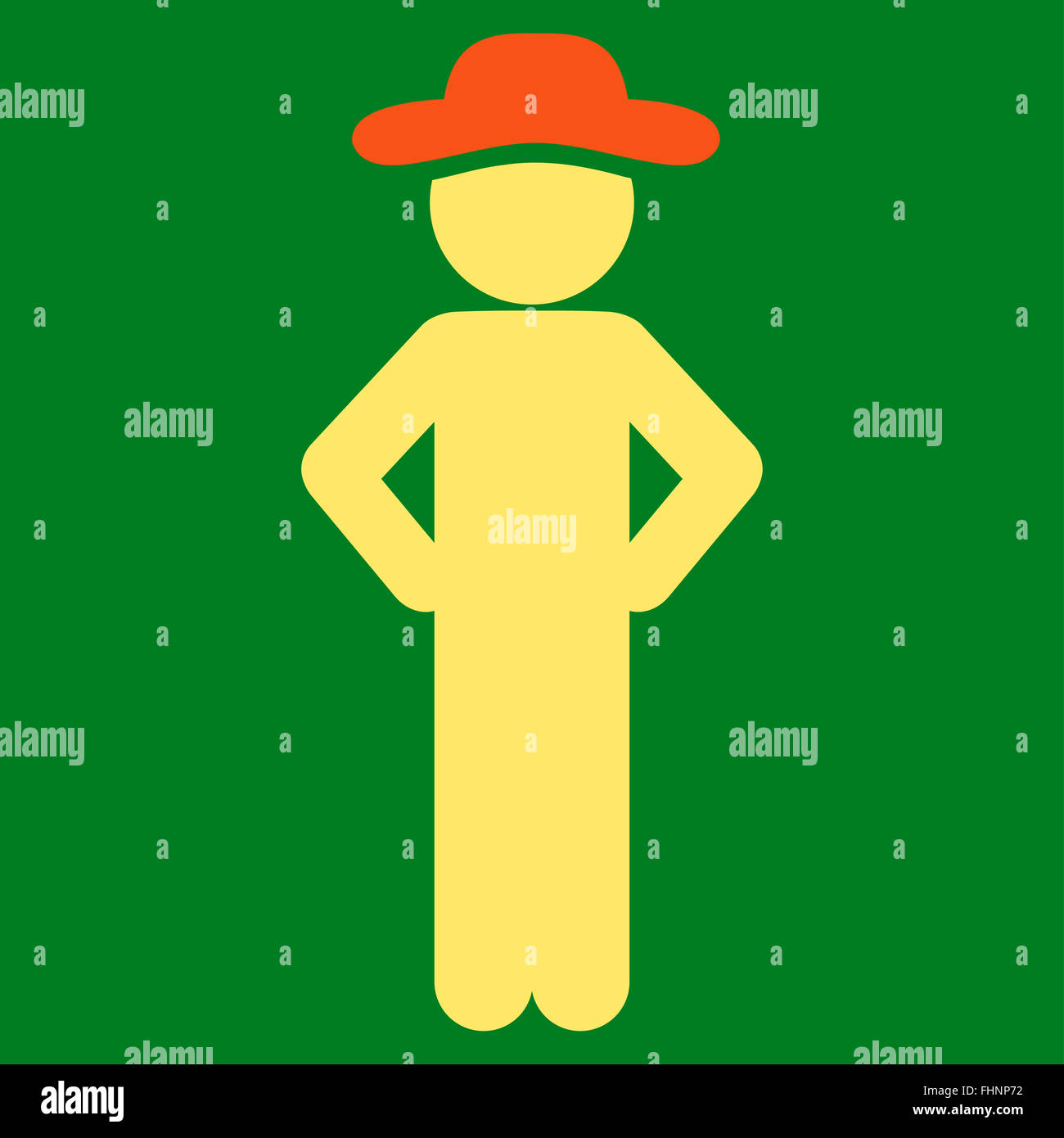 Human Figure Akimbo Icon Stock Photo - Alamy