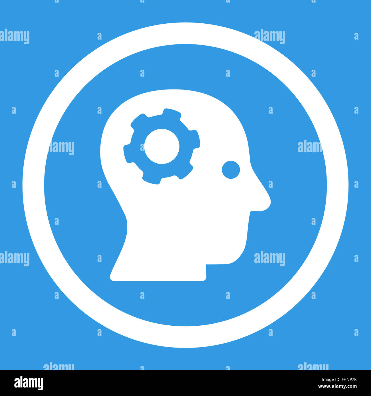 Thinking Rounded Vector Icon Stock Photo - Alamy