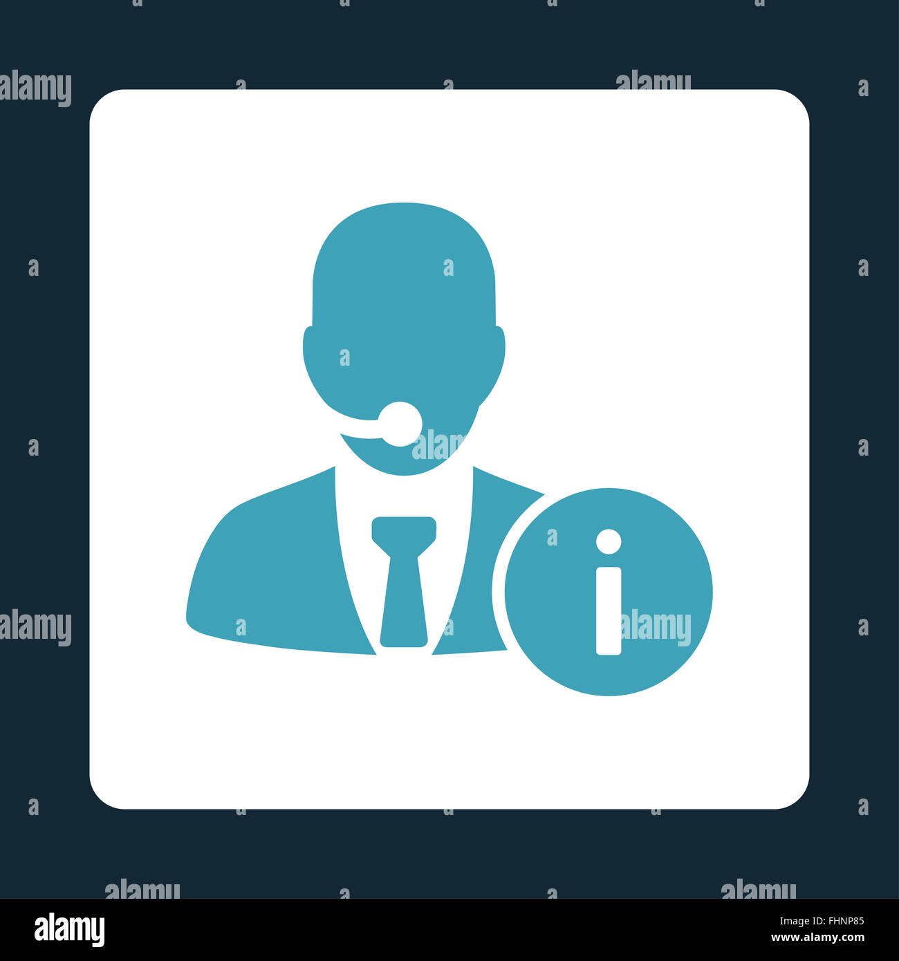 Help desk icon Stock Photo - Alamy