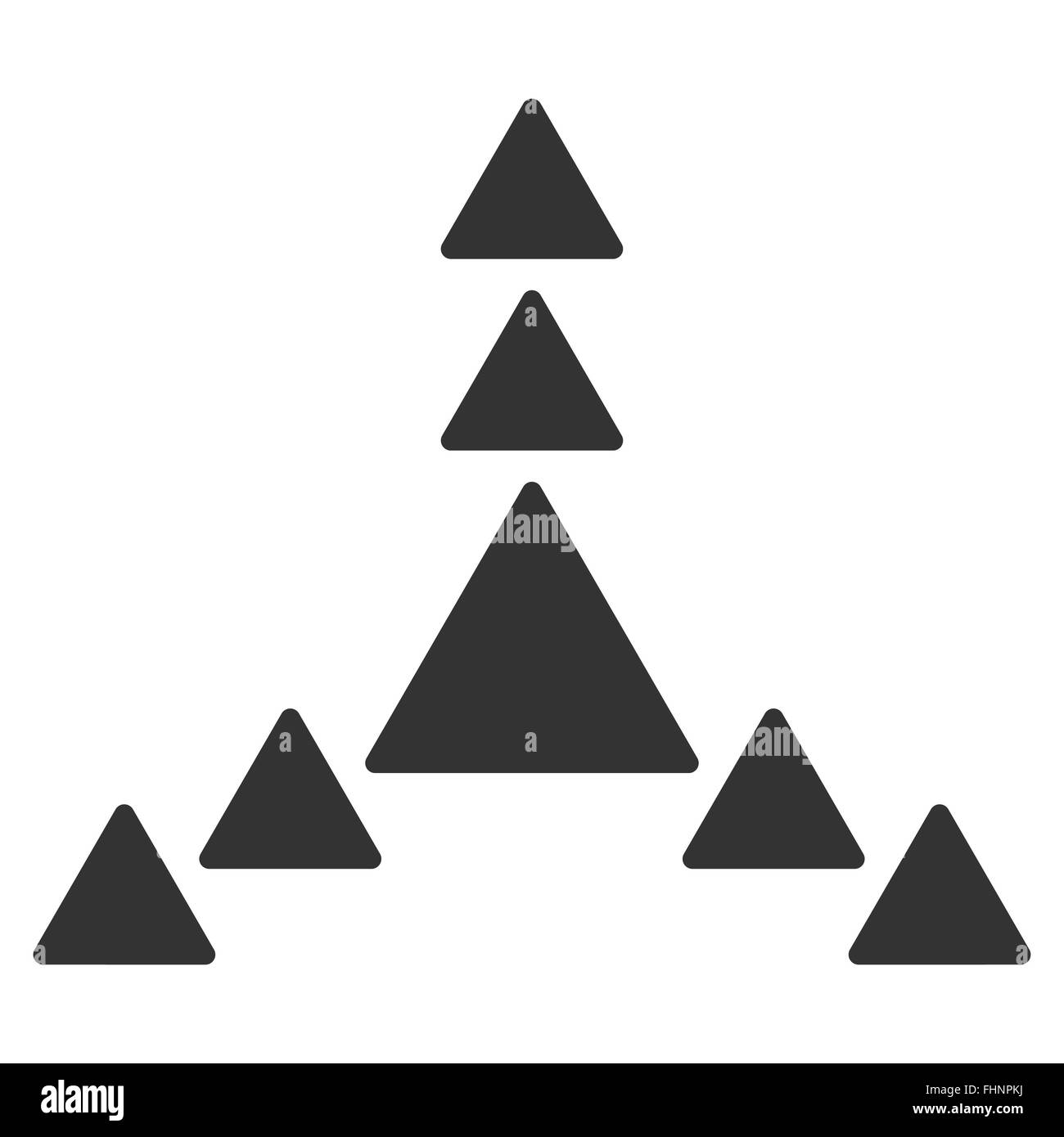 Direction Triangles Icon Stock Photo - Alamy