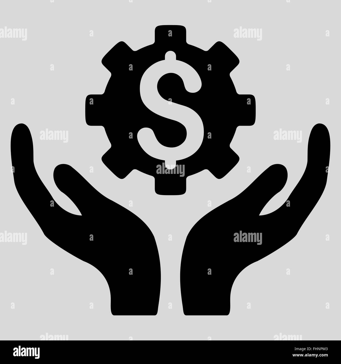 Maintenance Price Icon Stock Photo - Alamy
