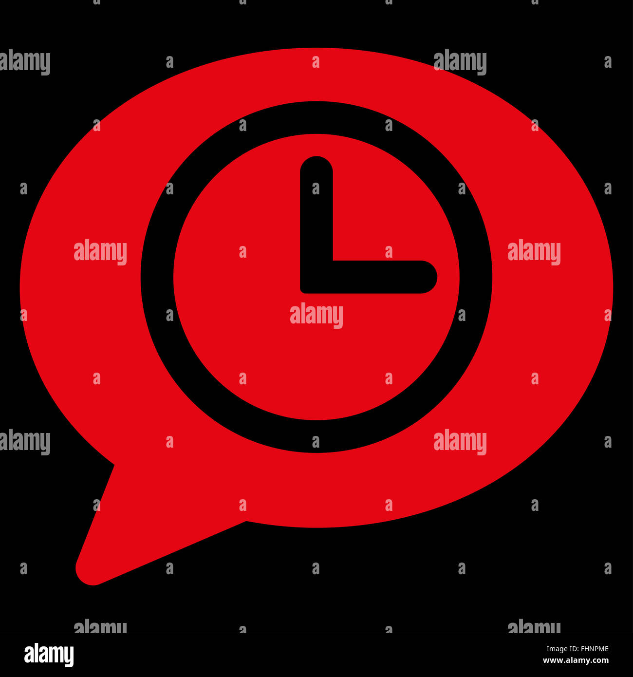 Message Time Icon Stock Photo - Alamy