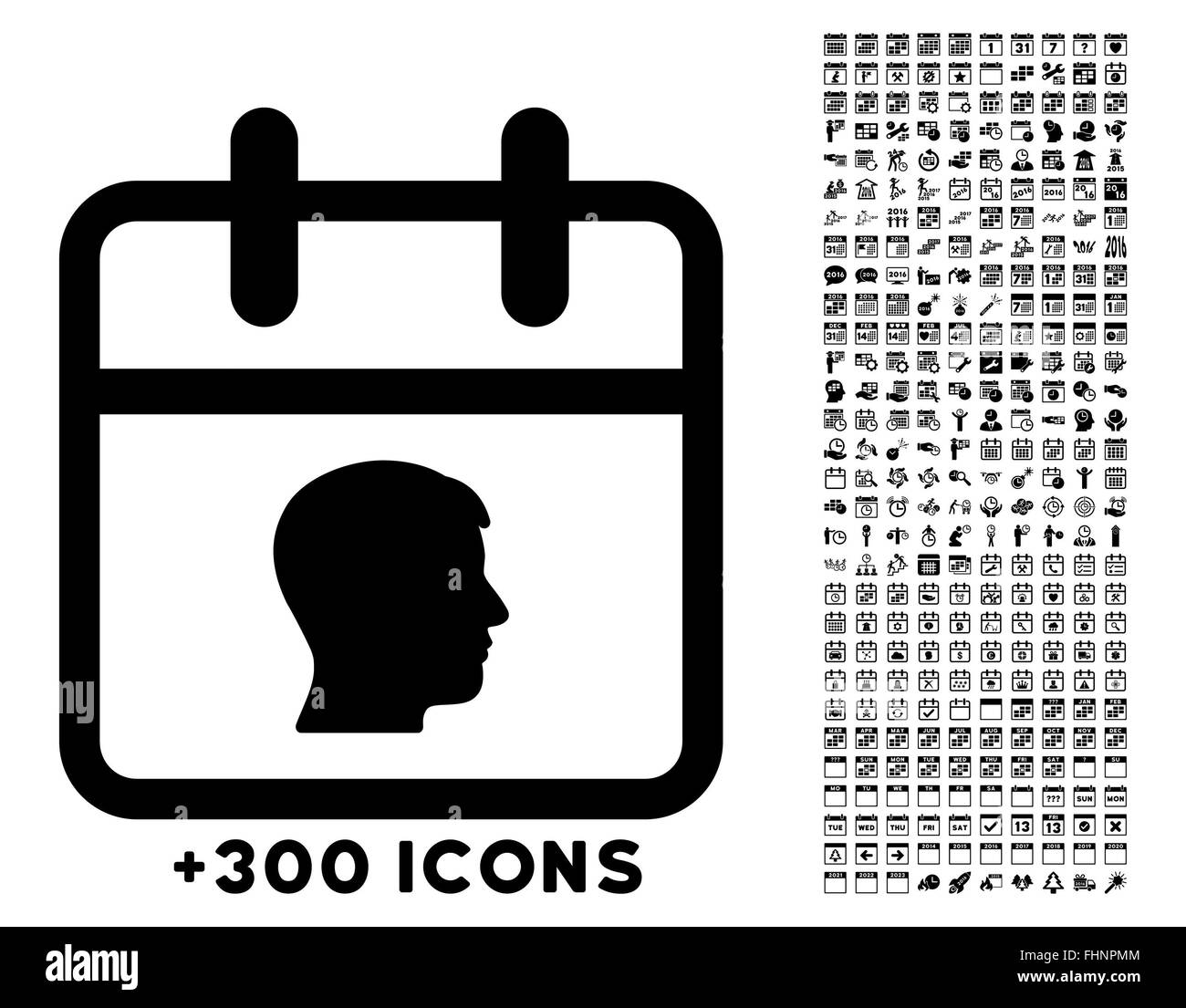 Personal Date Icon Stock Photo - Alamy