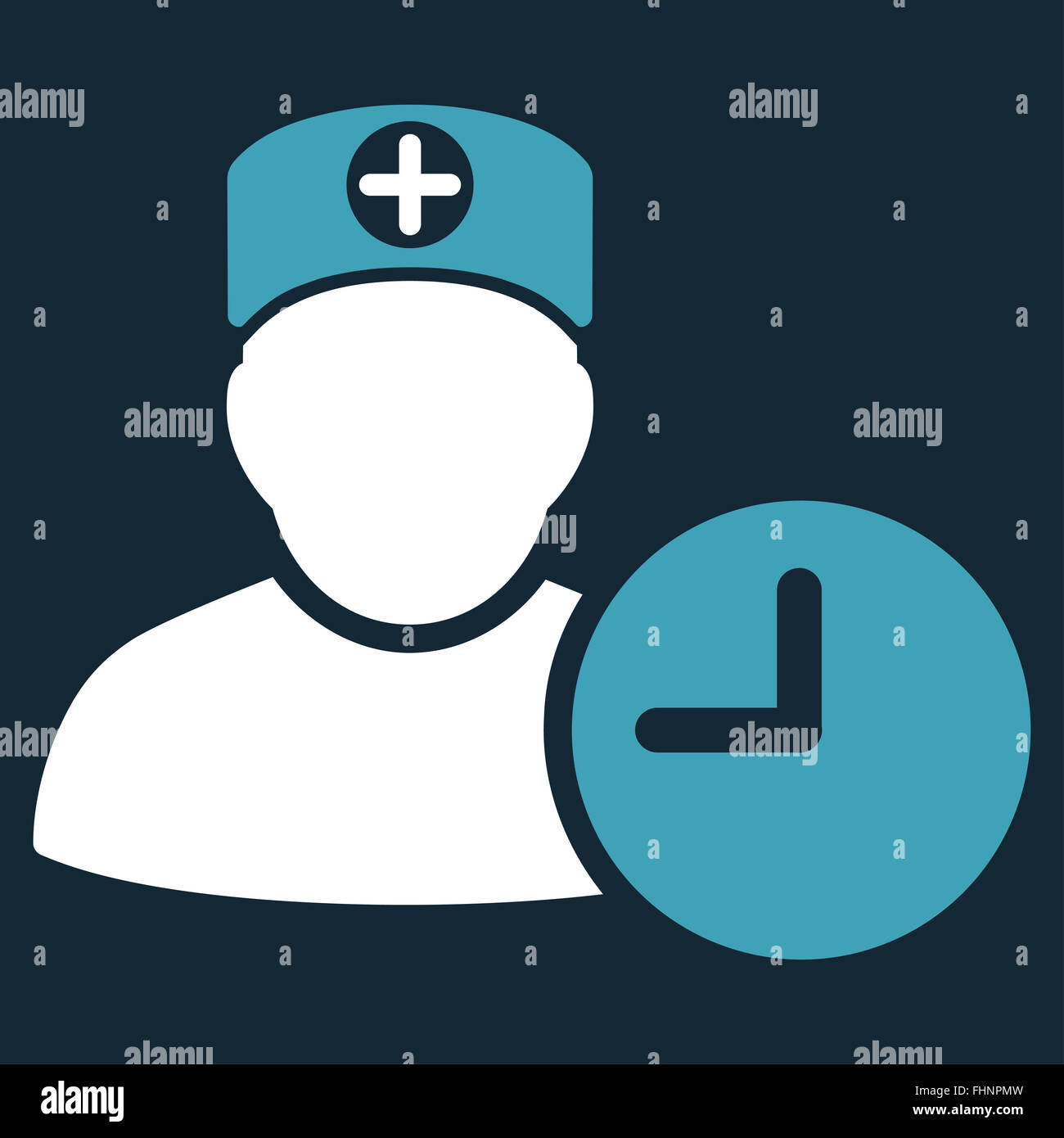 Doctor Schedule Icon Stock Photo - Alamy