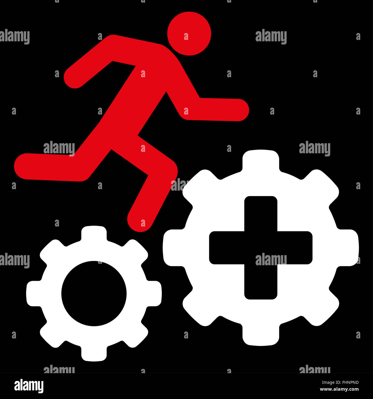 Treatment Process Icon Stock Photo - Alamy