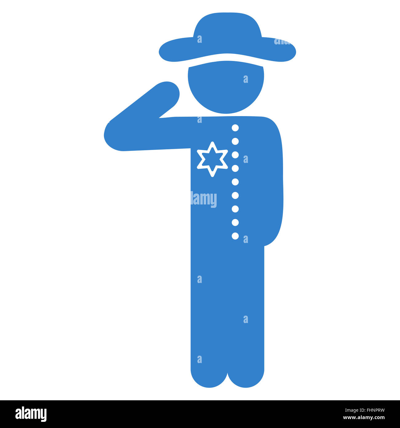 User Officer Icon Stock Photo - Alamy