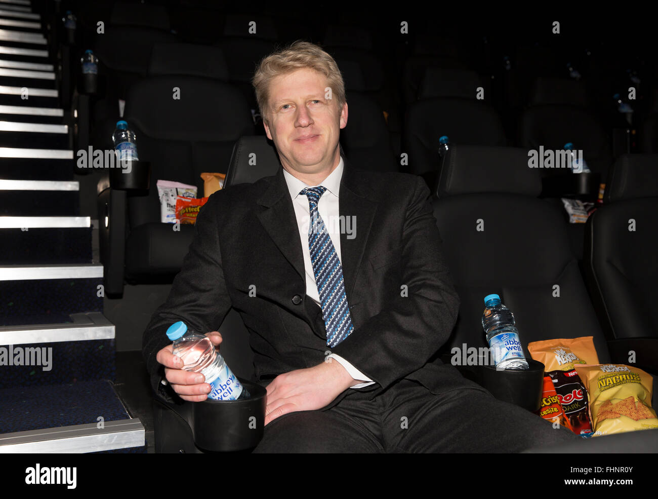 Orpington,UK,25th February 2016,Unique isense cinema screen arrives at ...