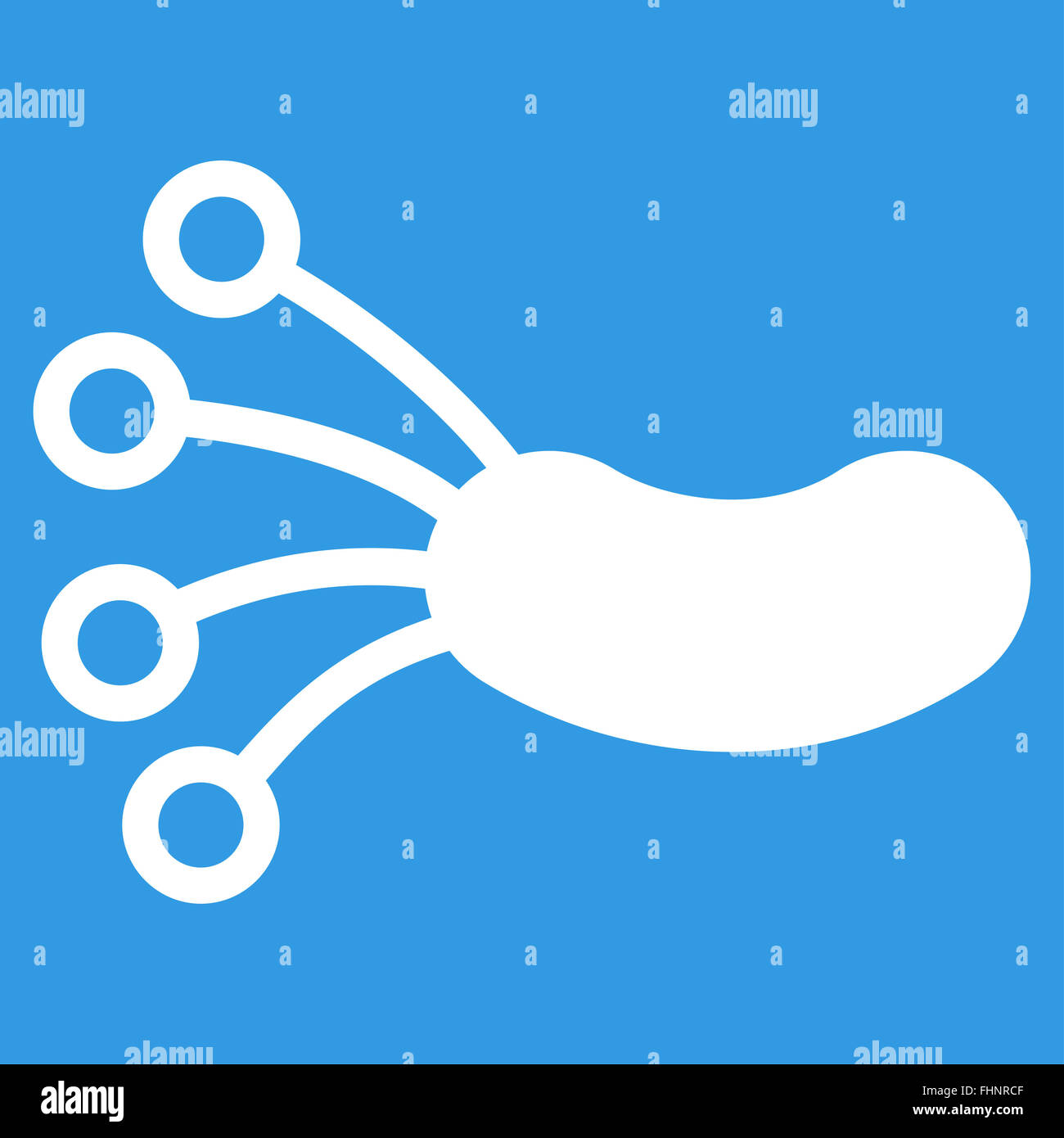 Infection Microbe Icon Stock Photo - Alamy