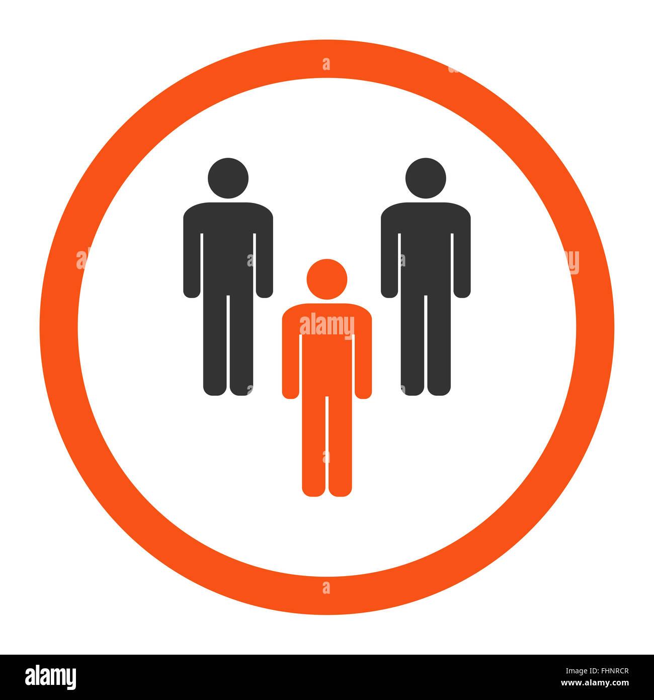 Community flat orange and gray colors rounded vector icon Stock Photo ...