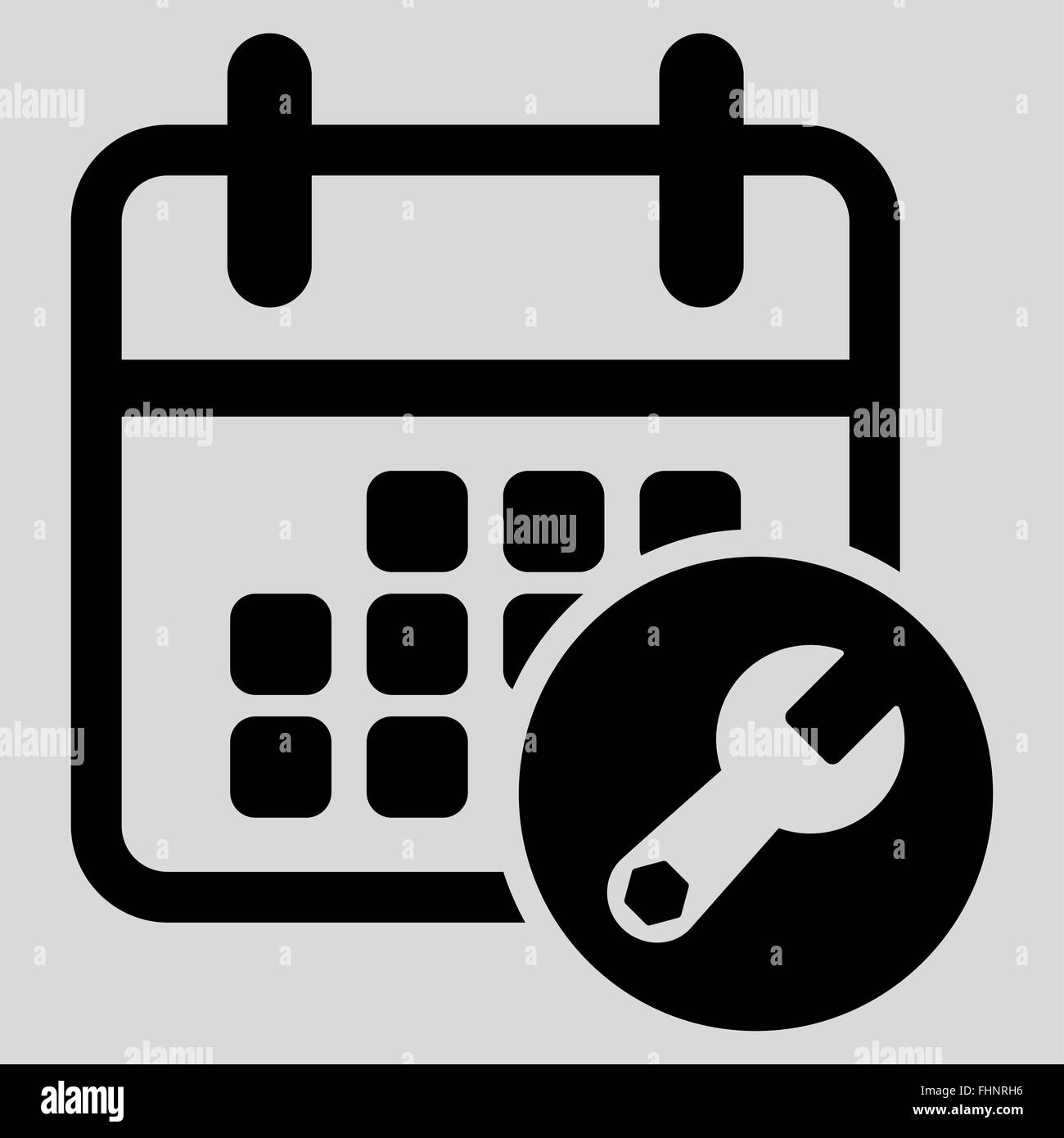 Calendar Tools Icon Stock Photo - Alamy