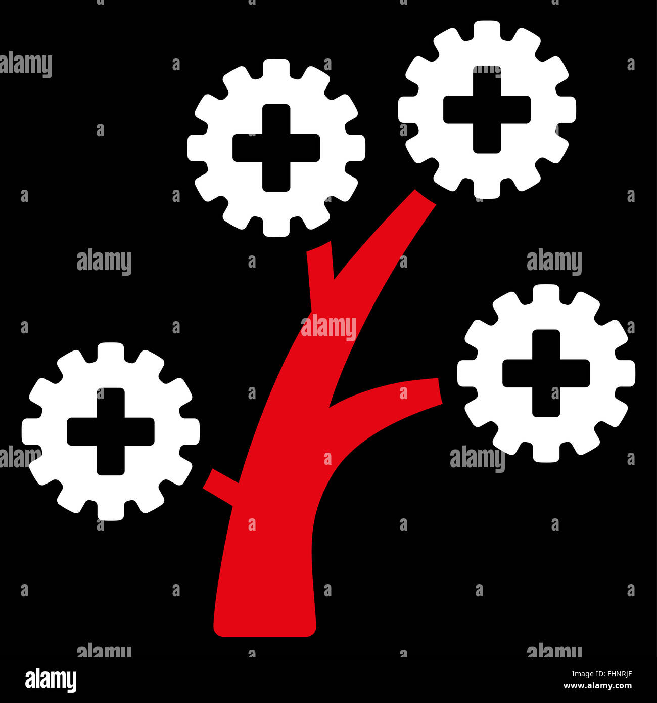 Medical Technology Tree Icon Stock Photo - Alamy