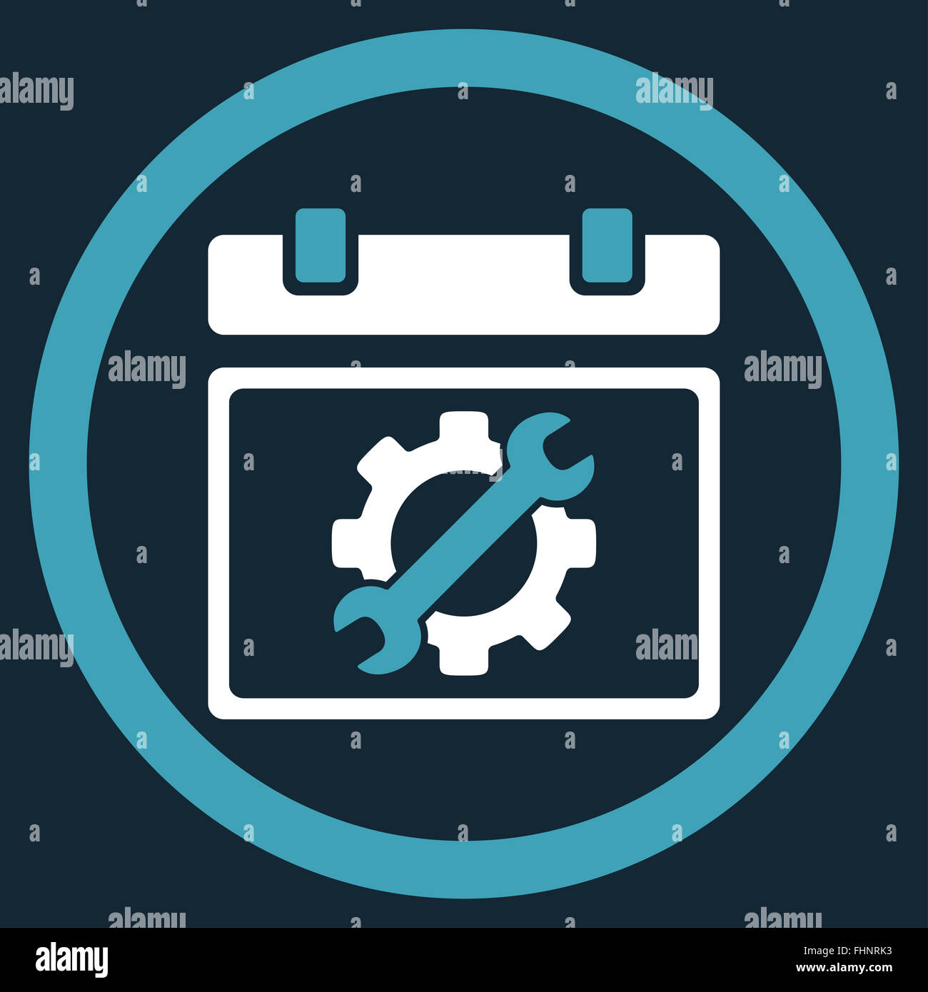 Service Date Icon Stock Photo - Alamy
