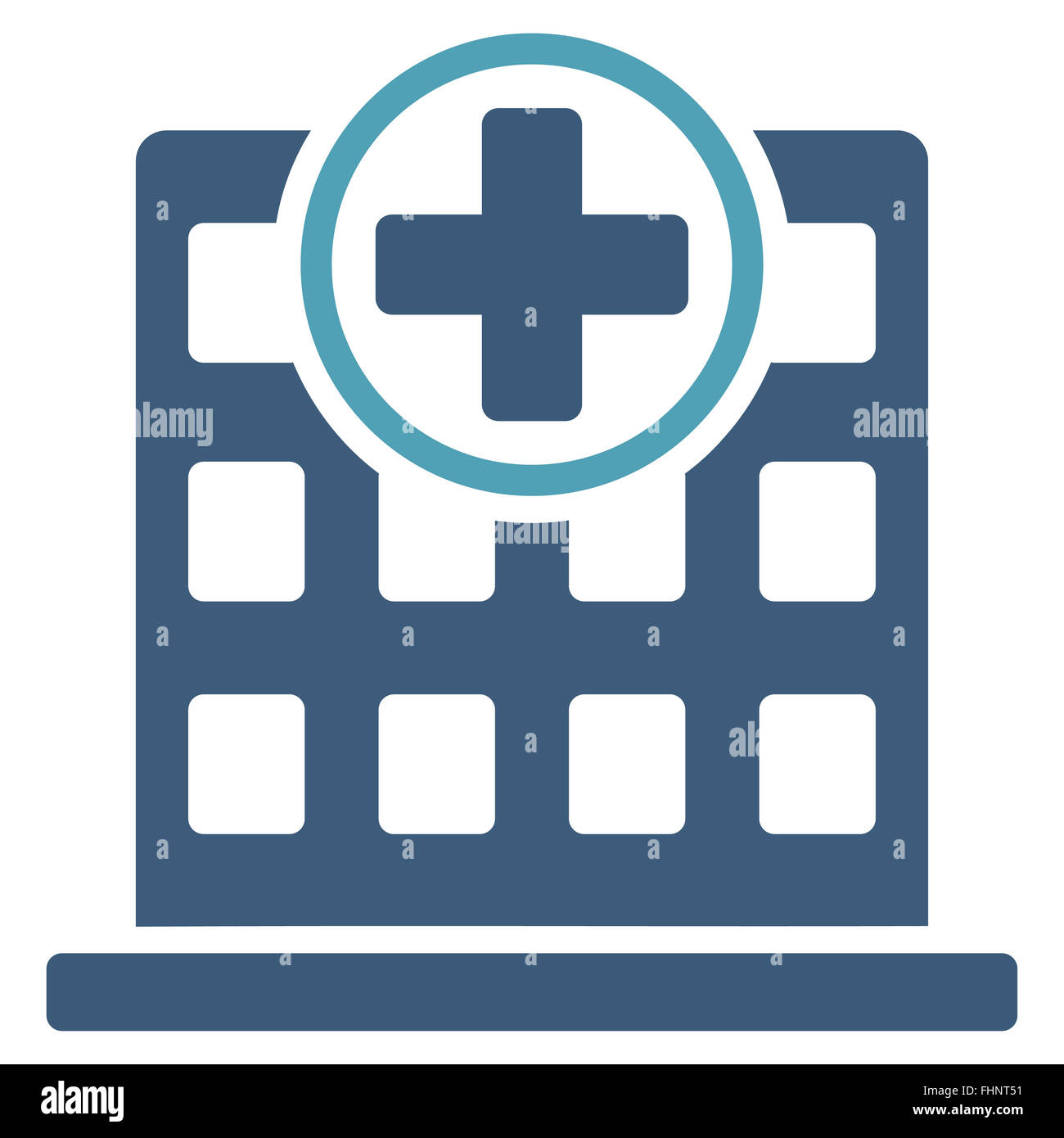 Clinic Building Icon Stock Photo - Alamy