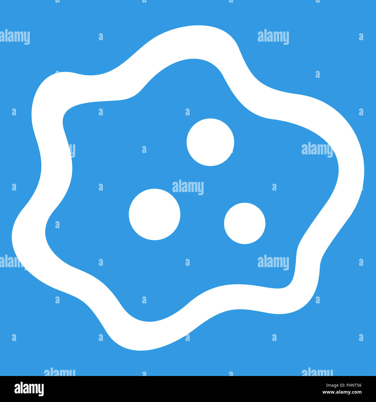 Amoeba Flat Icon Stock Photo - Alamy