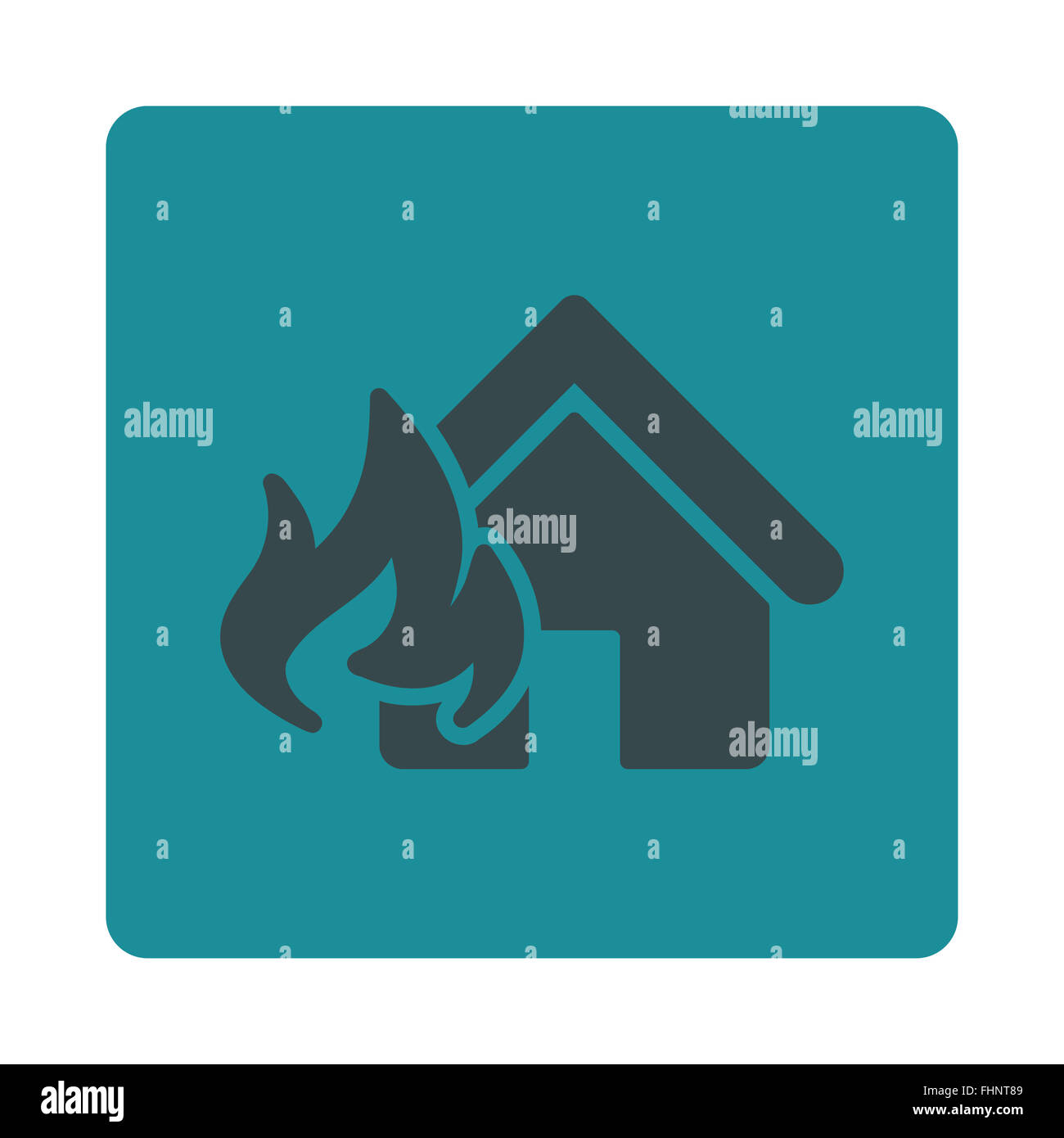 Fire Damage icon Stock Photo - Alamy