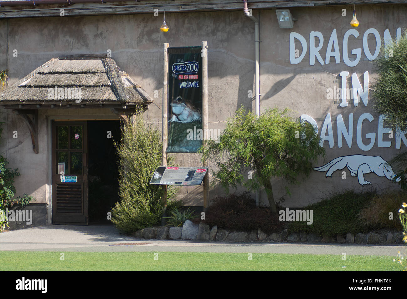 Dragon house at chester zoo Stock Photo - Alamy