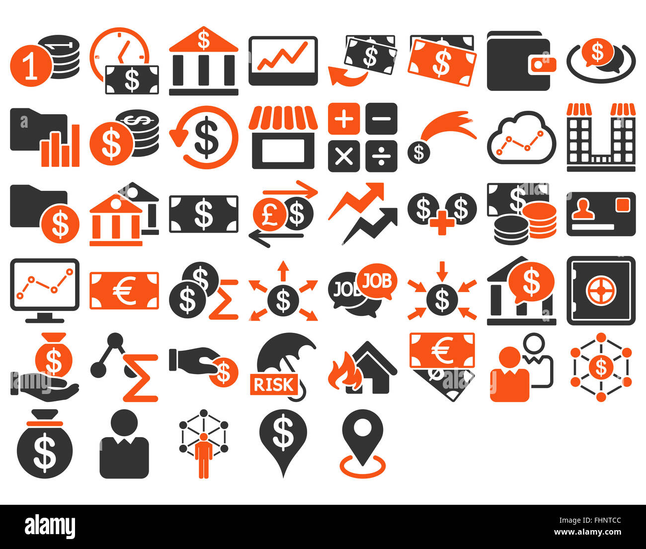 Business Icon Set Stock Photo - Alamy