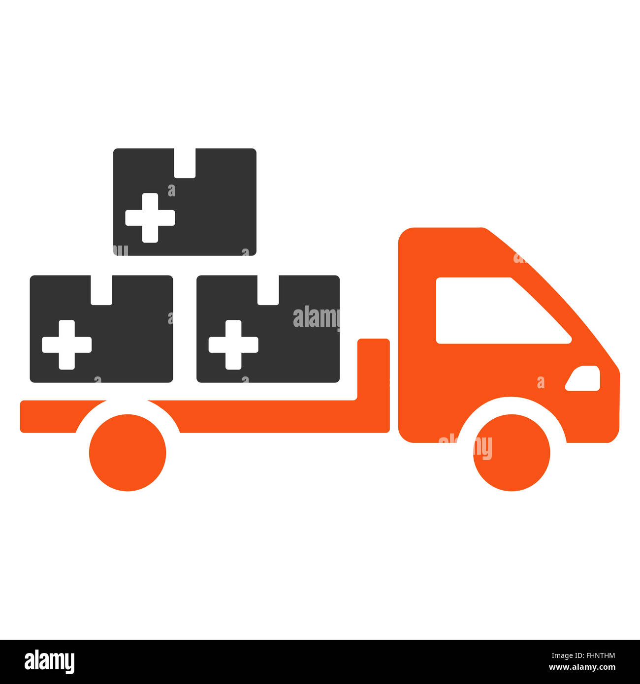 Medication Delivery Icon Stock Photo - Alamy