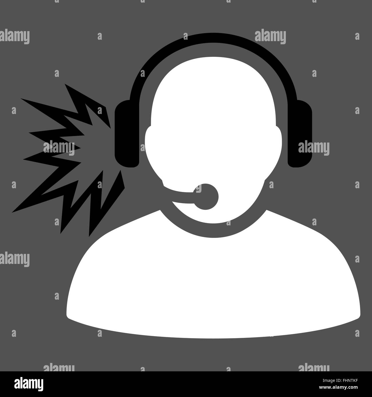 Operator Message Icon Stock Photo - Alamy