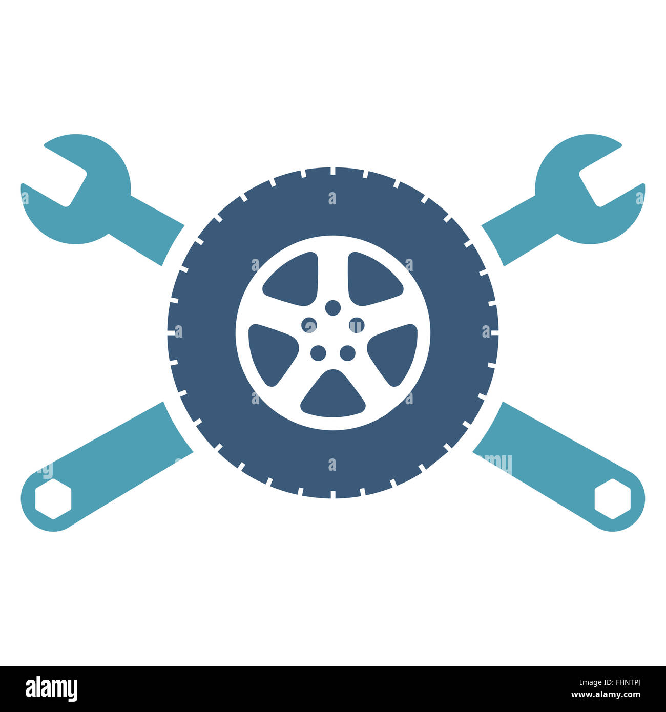 Tire Service Icon Stock Photo - Alamy
