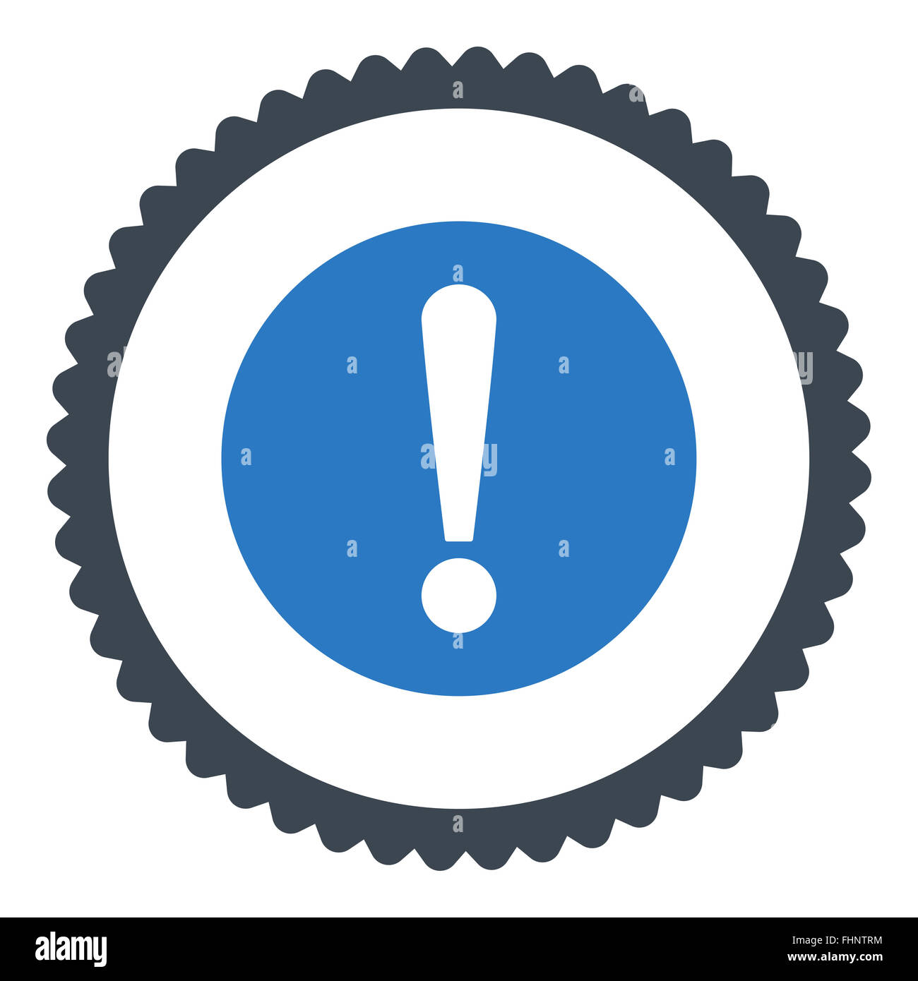 Problem flat smooth blue colors round stamp icon Stock Photo - Alamy