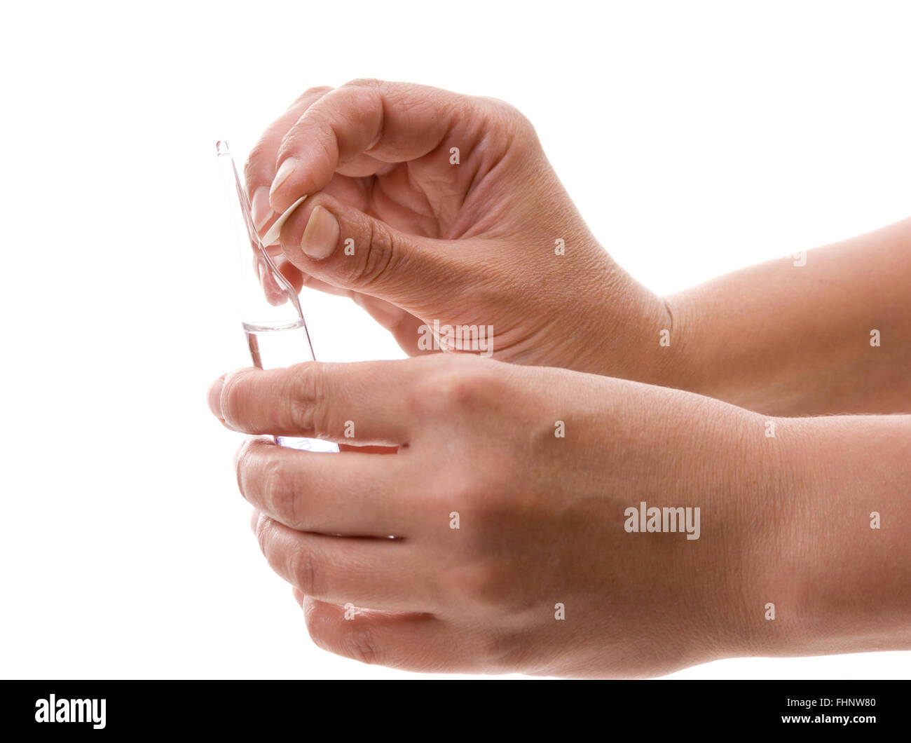 syringe in hand Stock Photo - Alamy