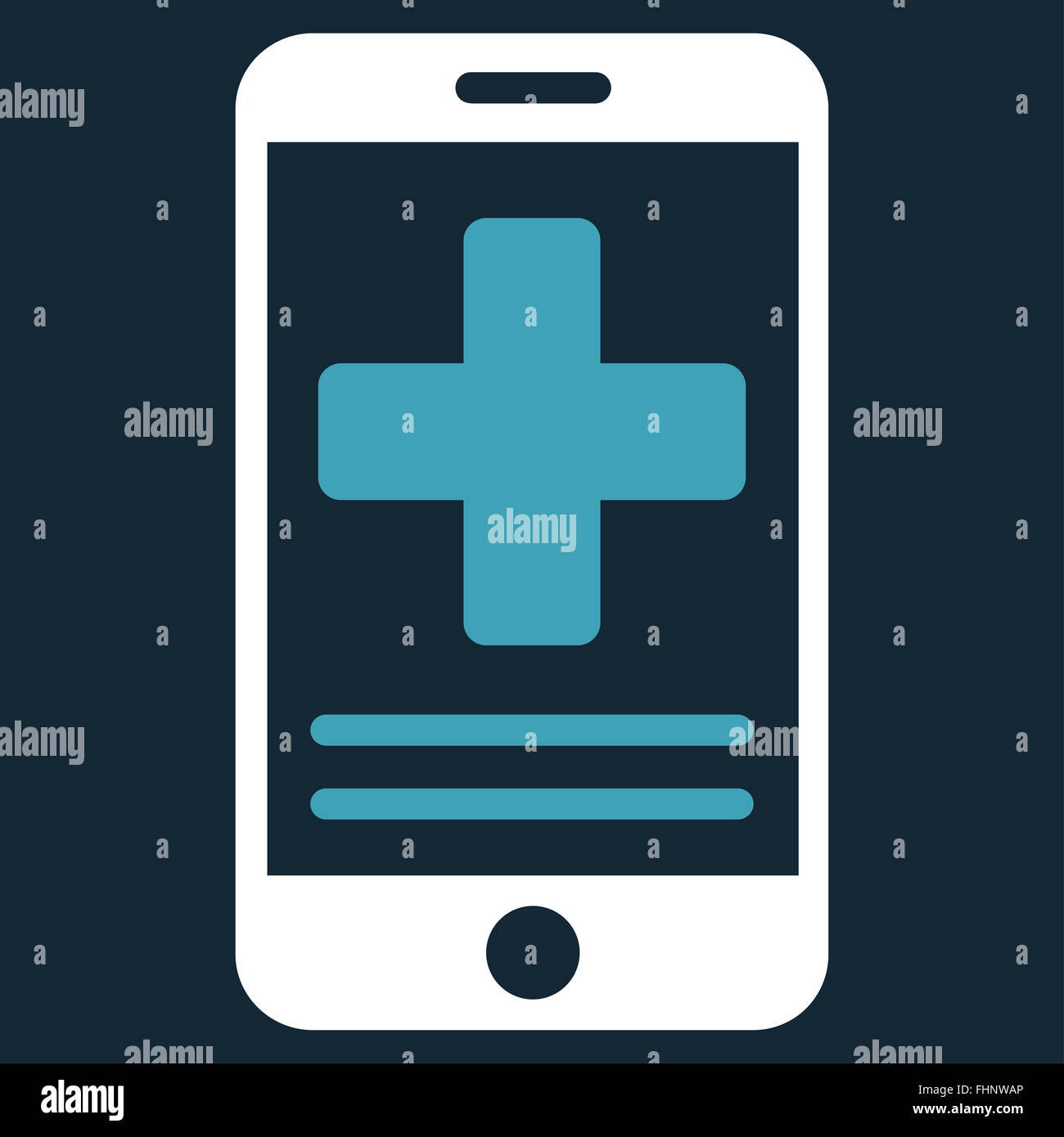 Online Medical Data Icon Stock Photo - Alamy