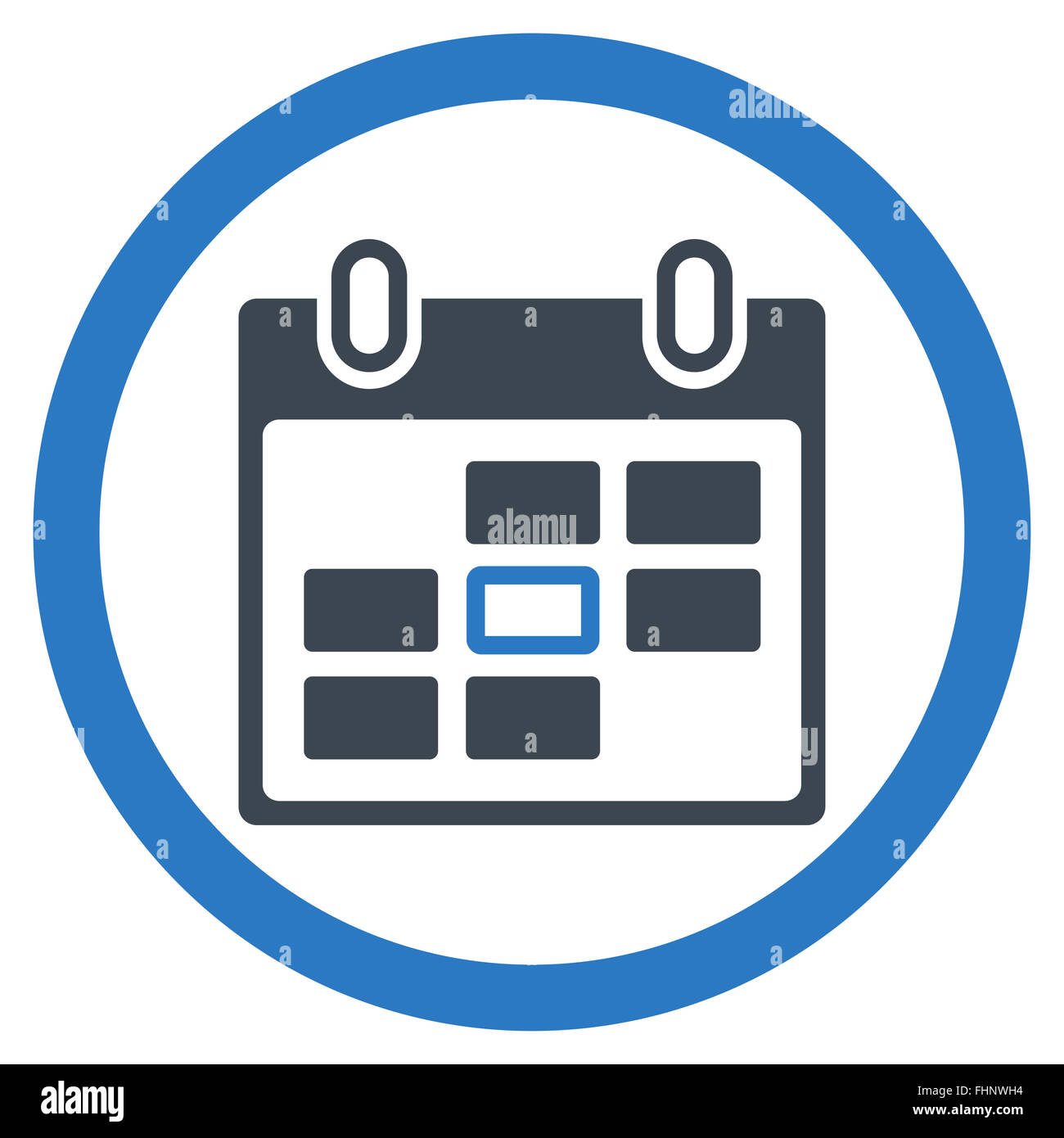 Binder Date Icon Stock Photo - Alamy