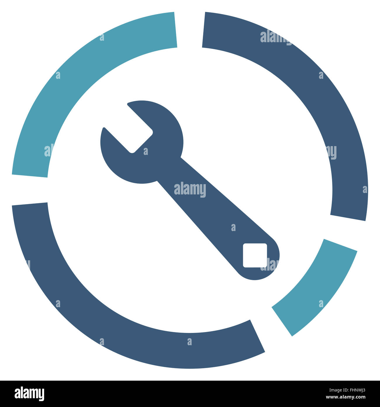Repair Diagram Icon Stock Photo - Alamy